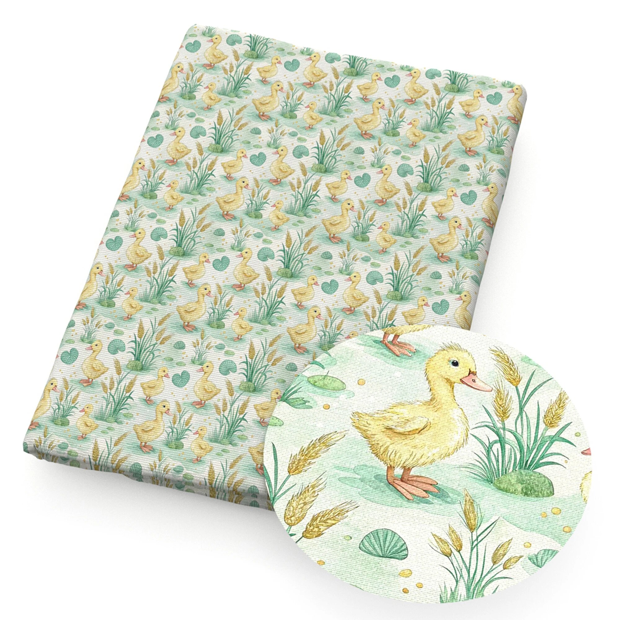 Potdemiel парчовая ткань с принтом животных 50*145 см satin fabric, 1286647