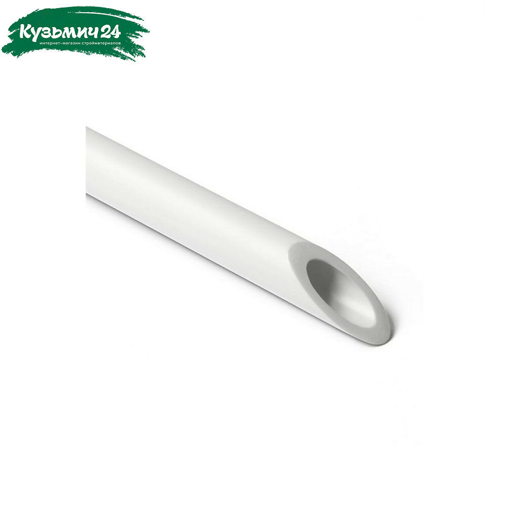 Труба полипропиленовая PN 20 R20 Pro Aqua PA10008, белая, длина 4 м, 2 шт.