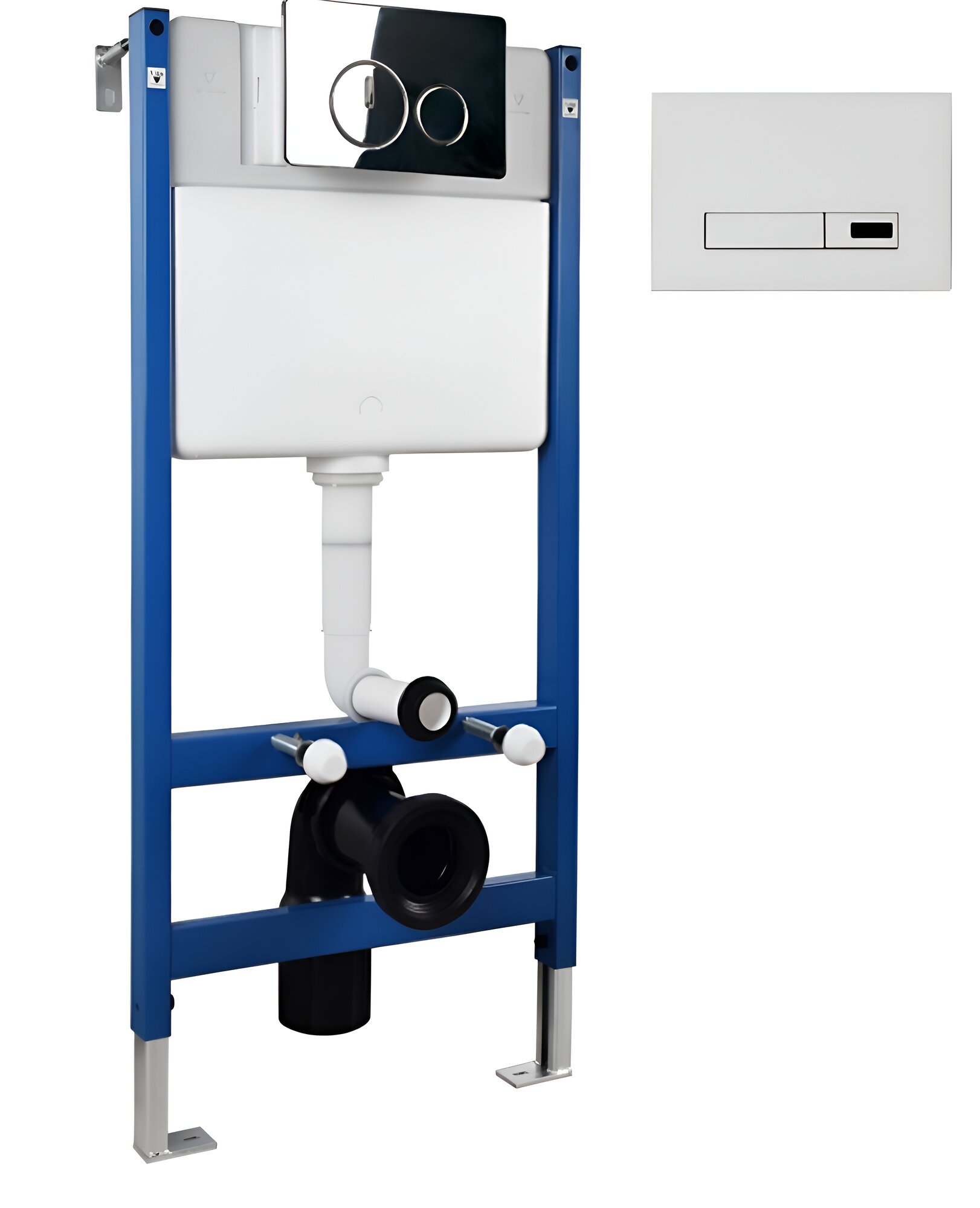 Инсталляция для унитаза Aqua Toria космос, кнопка/сенсор белая пластик