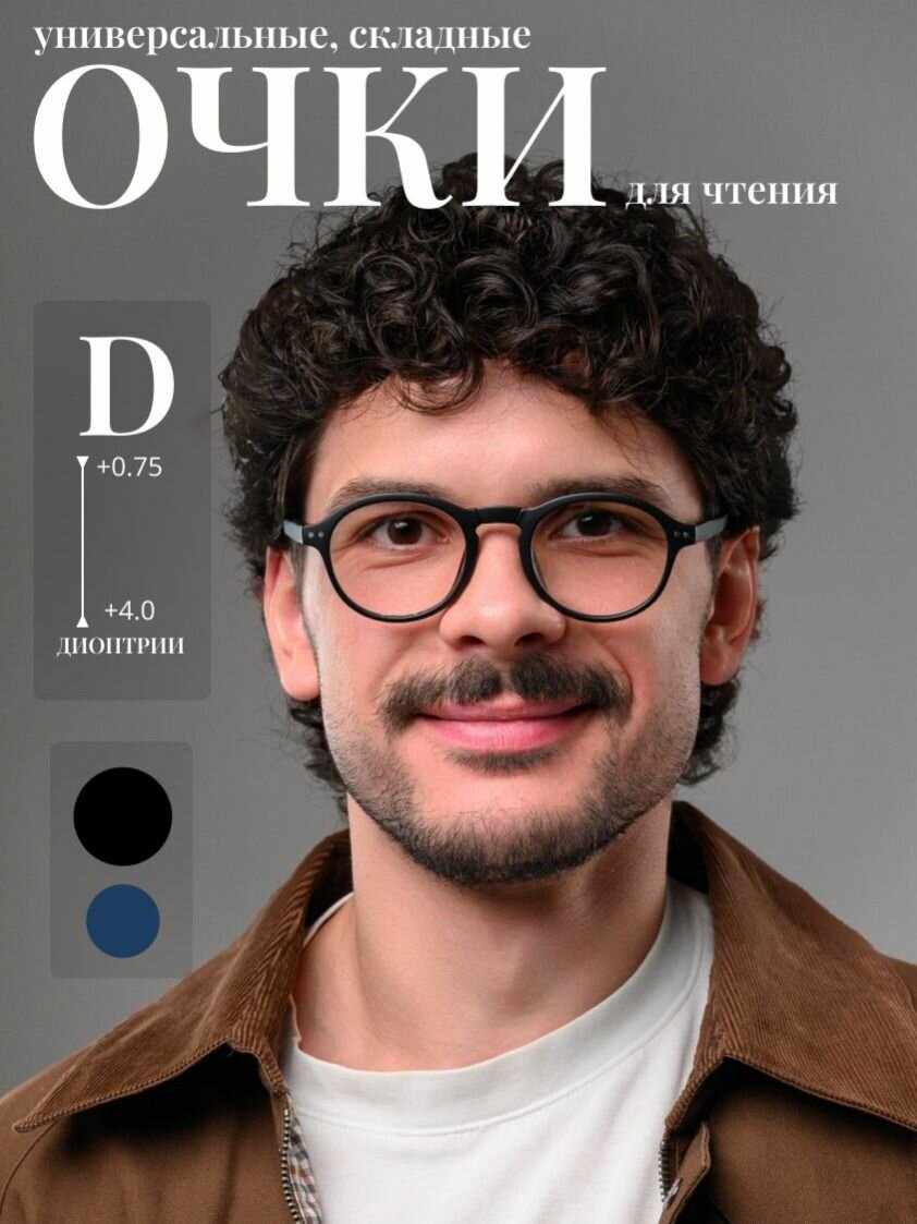 Очки для чтения складные FM407_c1_+2.5