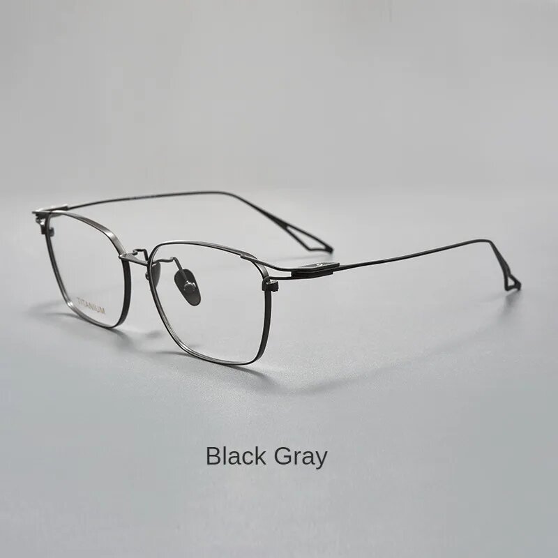 VOSUN большие мужские очки из титана Black Gray, Серый