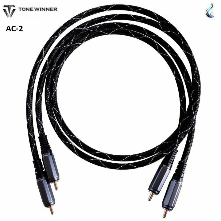 TONE WINNER Аудиокабель RCA/RCA, черный