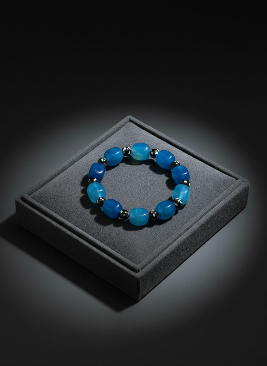 Браслет-манжета AMBER Land, агат