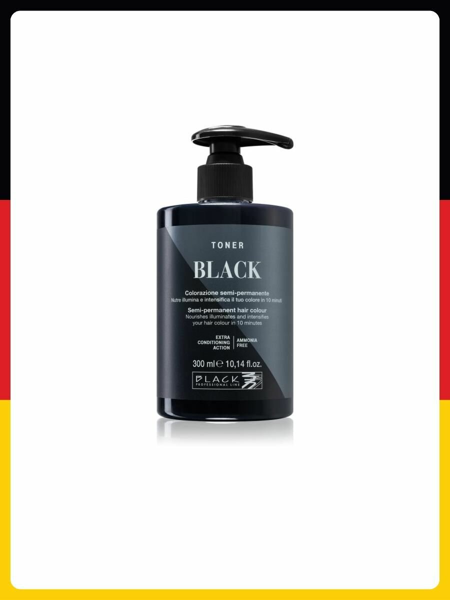 Средство тонирующее Black Professional Line Toner for natural tones Black, 300 мл