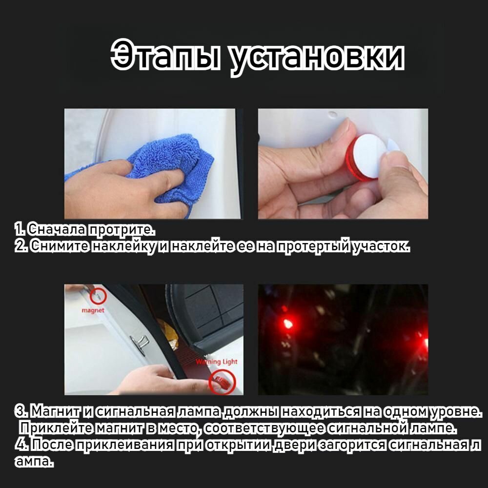 Дверные Сигнальные Лампы Предупреждают О Транспортных Средствах Позади И Обеспечивают Безопасность Пассажиров