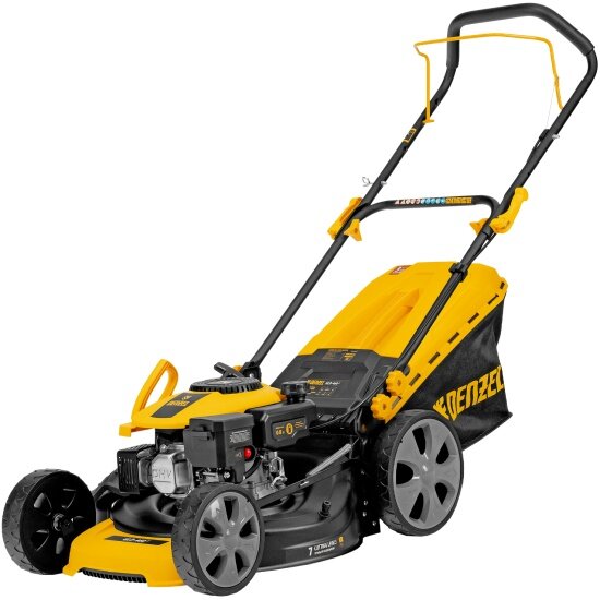 Denzel Газонокосилка бензиновая GLD-460-K, 150 см3, 46 см, 50 л, , 58814