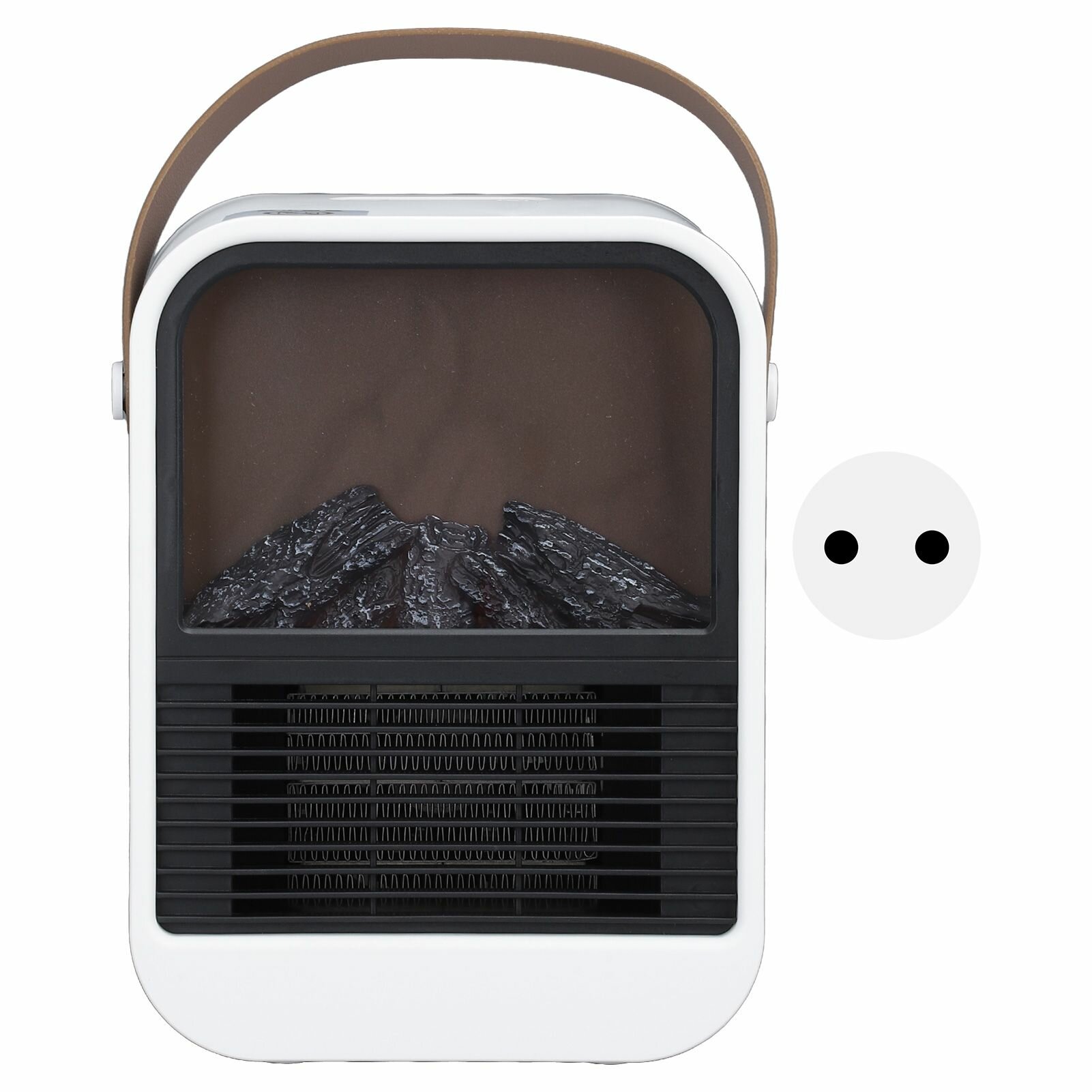 Электрические каминные обогреватели с имитацией пламени, 1000 Вт, защита от перегрева, тихий портативный обогреватель для спальни, вилка европейского стандарта, 220 В