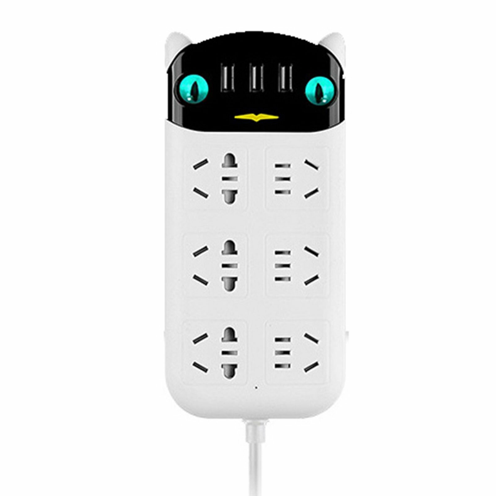 Удлинитель Многофункциональный USB-порт Огнестойкая розетка из АБС-пластика для домашнего офиса CN Plug 220 В