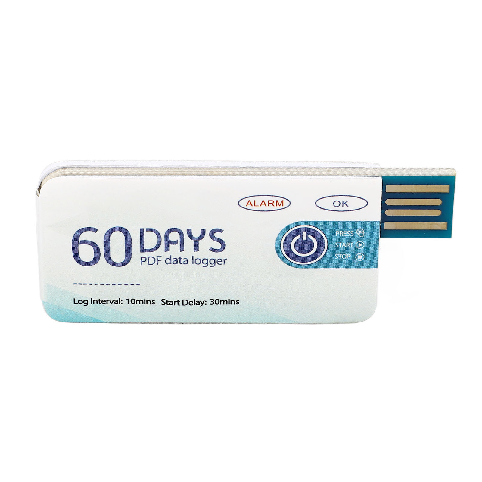 USB Temperature Data Recorder 10000 Groups Storage High Accuracy Disposable Portable Logger