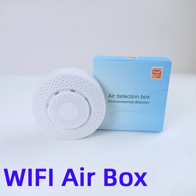 Tuya Smart Air Box DCR002 датчик CO2 WIFI (Round)