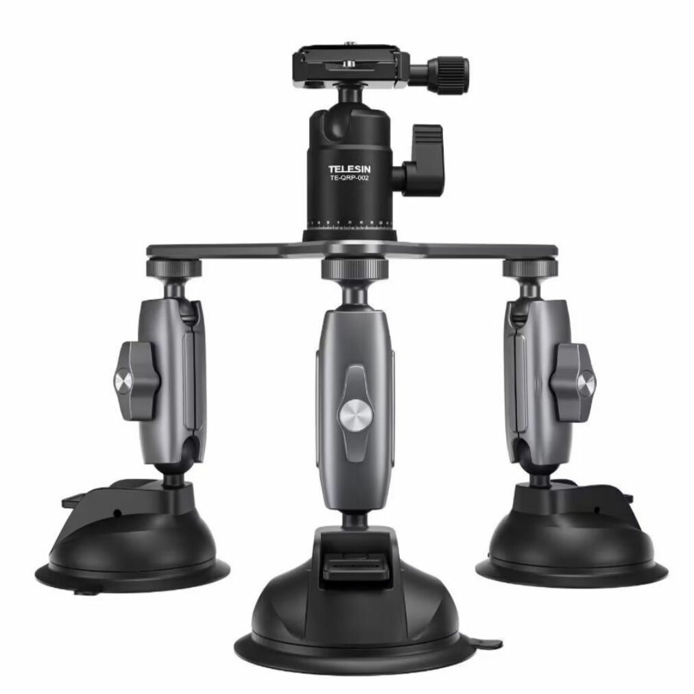 Тройная присоска Telesin усиленная TE-TSB-001