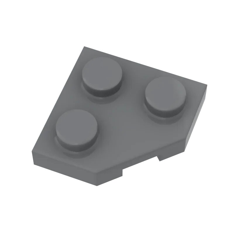 Серый LEGO® Brick 2x2 Plate 26601