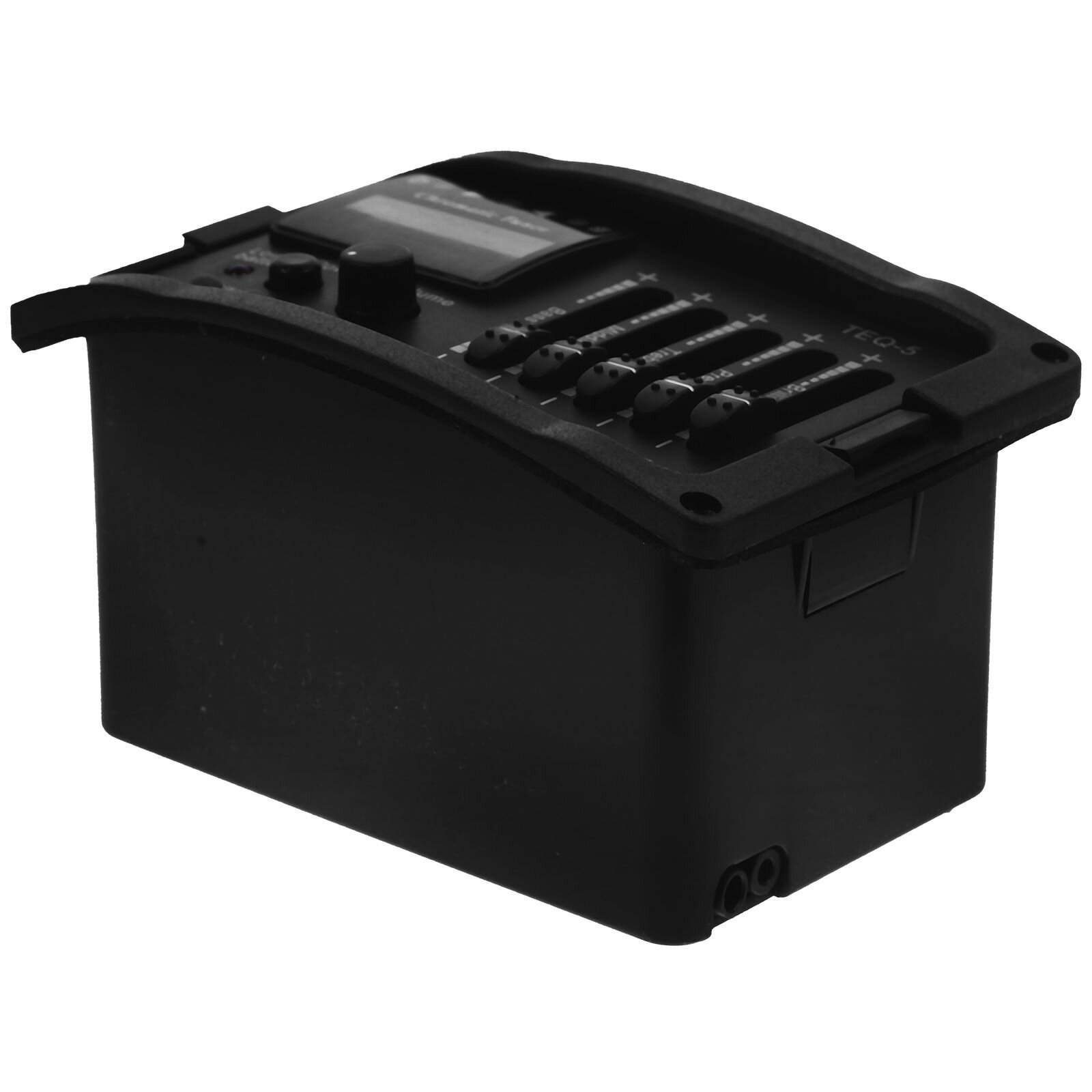 Эквалайзер, 5 Полос, для Акустической Гитары, с Встроенным Тюнером, Черный