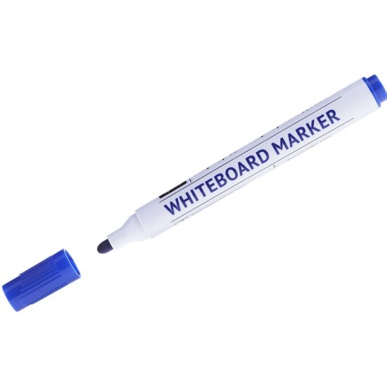 Маркер Спейс для белых досок OfficeSpace синий, пулевидный, 2,5мм