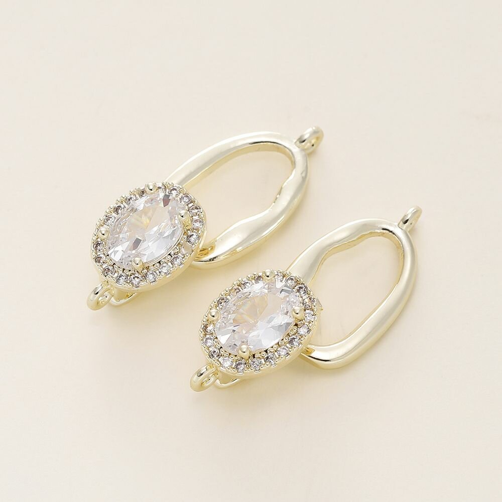 Застежка для бус, надежная медная фурнитура для ожерелий и браслетов, комплект 2 шт, удобный замок-карабин для рукоделия и ремонта украшений