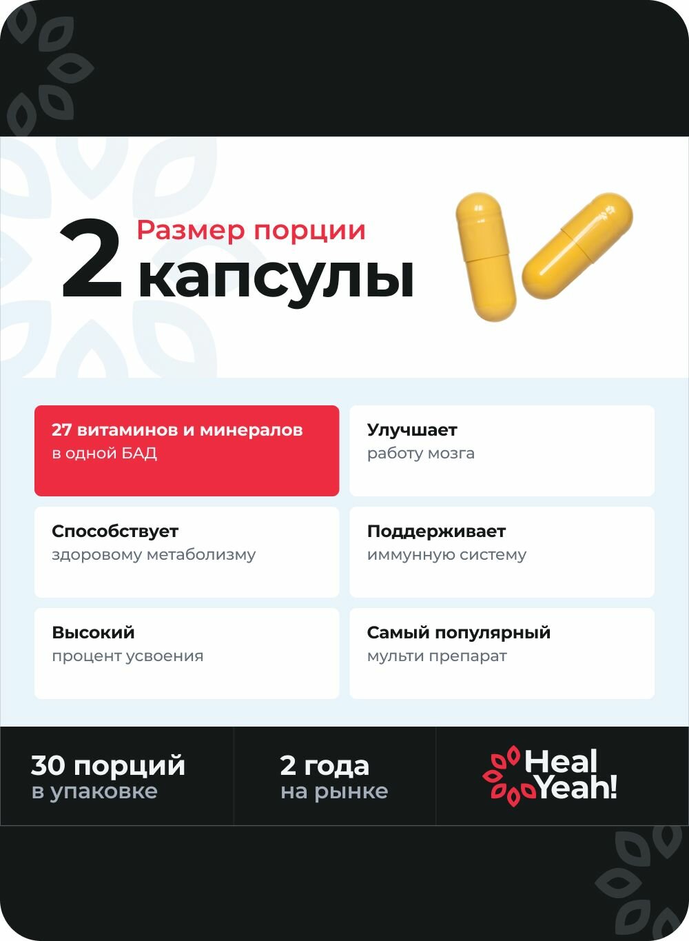 Мультивитамины Two-Per-Day витамины Life Extension Multivitamin 60 капсул