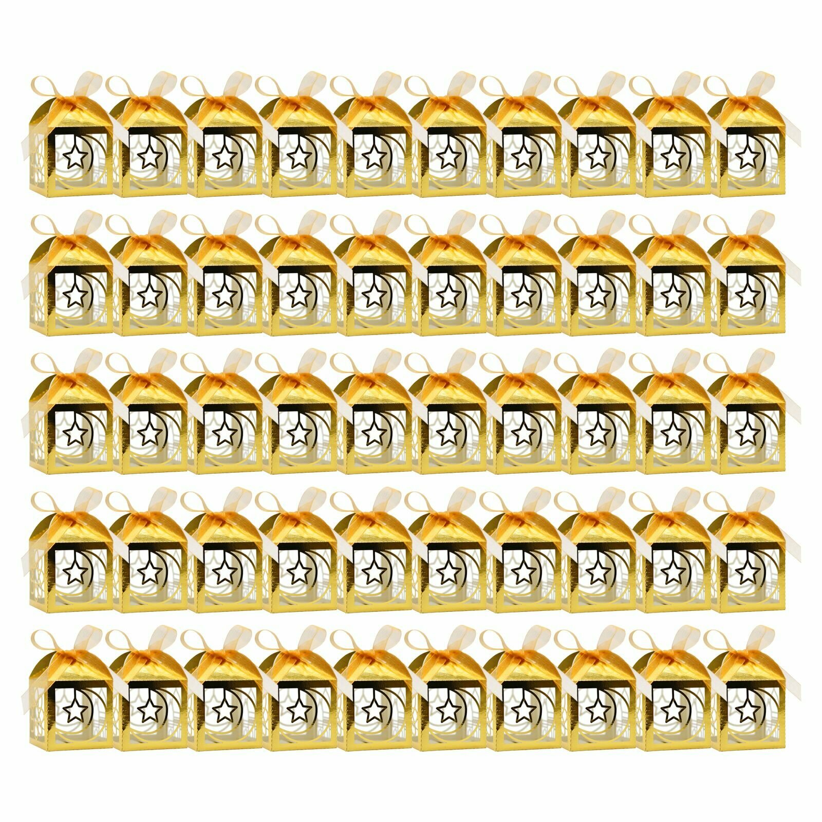 Набор из 50 подарочных коробок Eid Исламский угощение для сладостей фестиваля