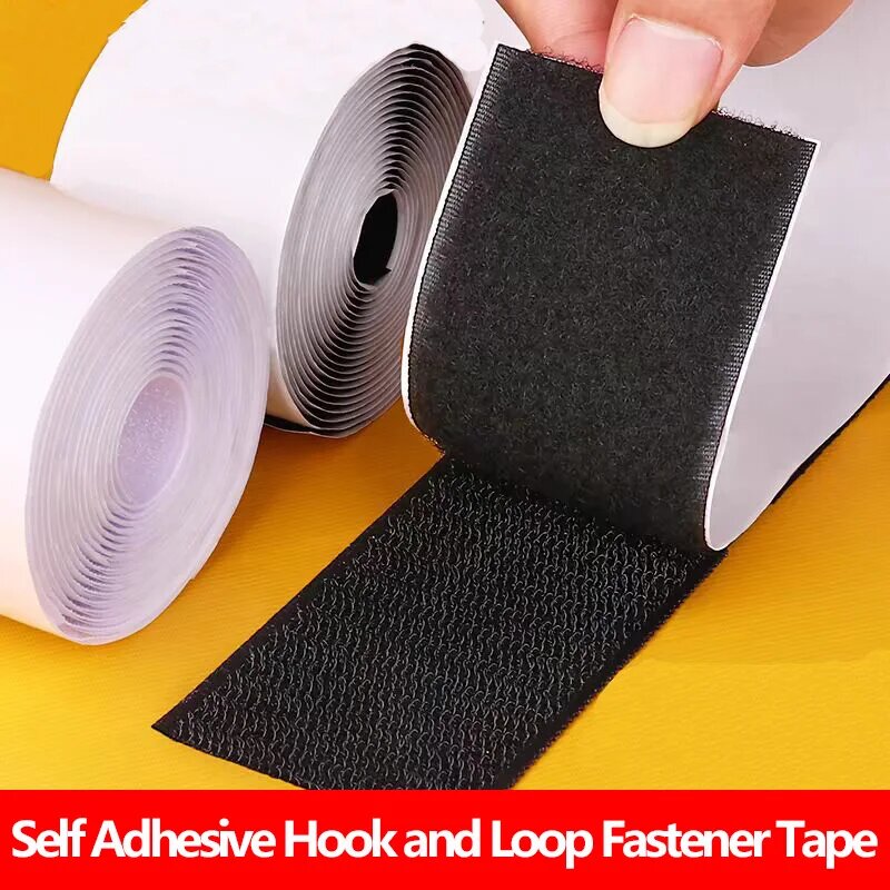 Самостоятельная липучка 20-50 мм, 5 м, нейлон 1 Meters, black 20mm wide