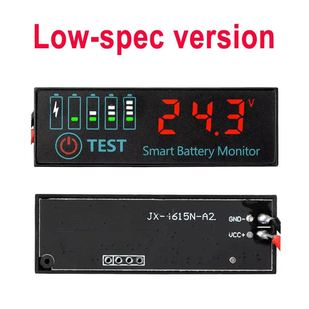 Индикатор заряда аккумулятора occkic 7-55В Low-spec Red