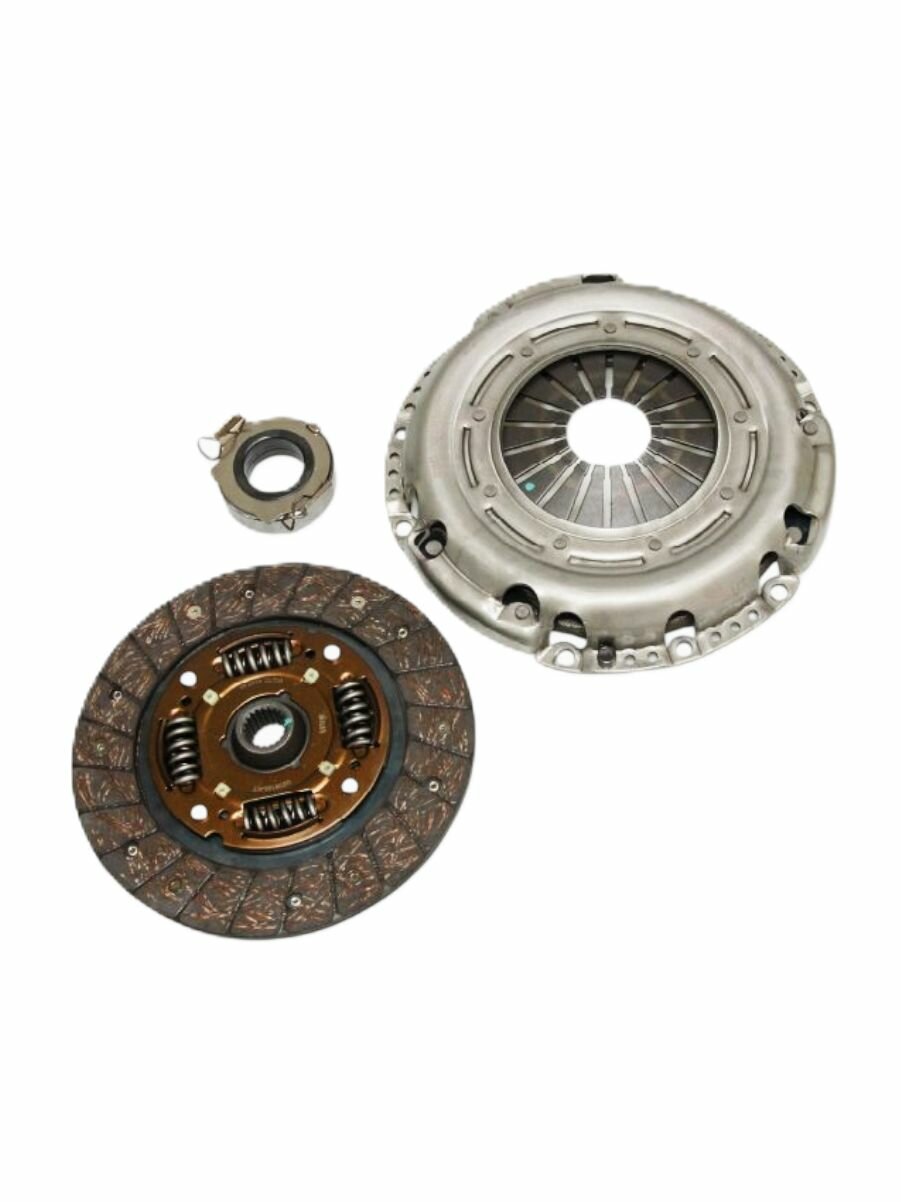 Комплект сцепления Лифан Х60/Себриум Джили Эмгранд/Визион (Lifan X60/Cebrium Geely Emgrand/Vision) диск ведомый, диск нажимной, подшипник выжимной MILES