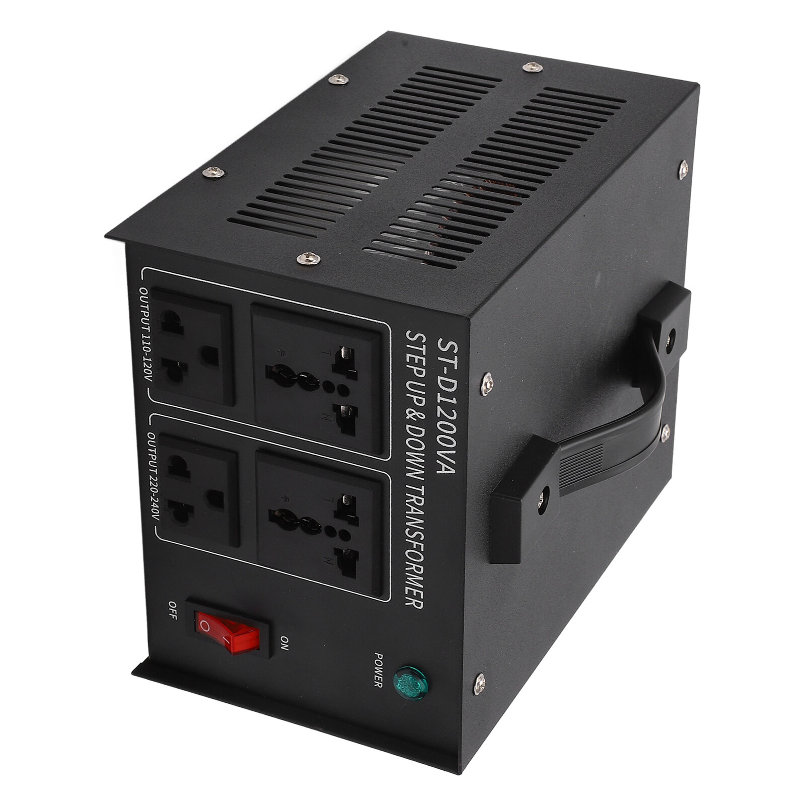 Трансформатор напряжения, повышающий понижающий преобразователь, 1200 Вт, регулируемый, 110–120 В, 220–240 В, вход переменного тока, вилка европейского стандарта