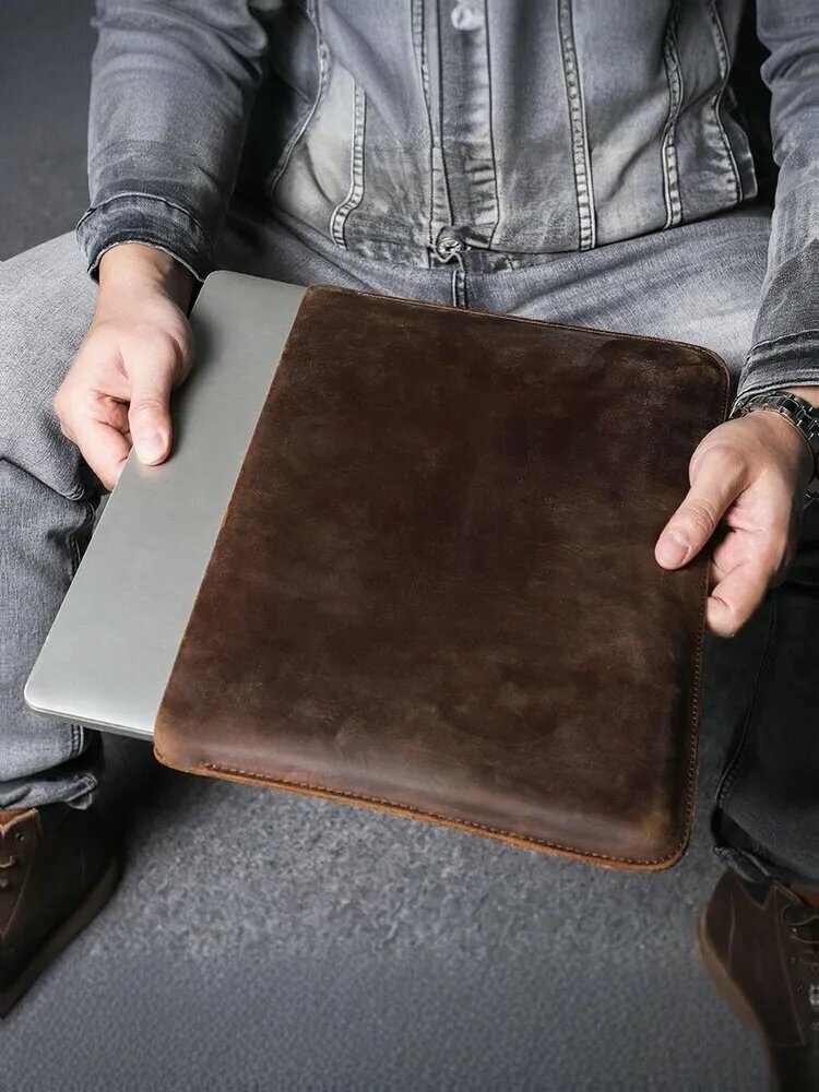 Чеxол из натуральной кожи для MacBook Pro Air 13 дюймов классическое исполнение модели серии