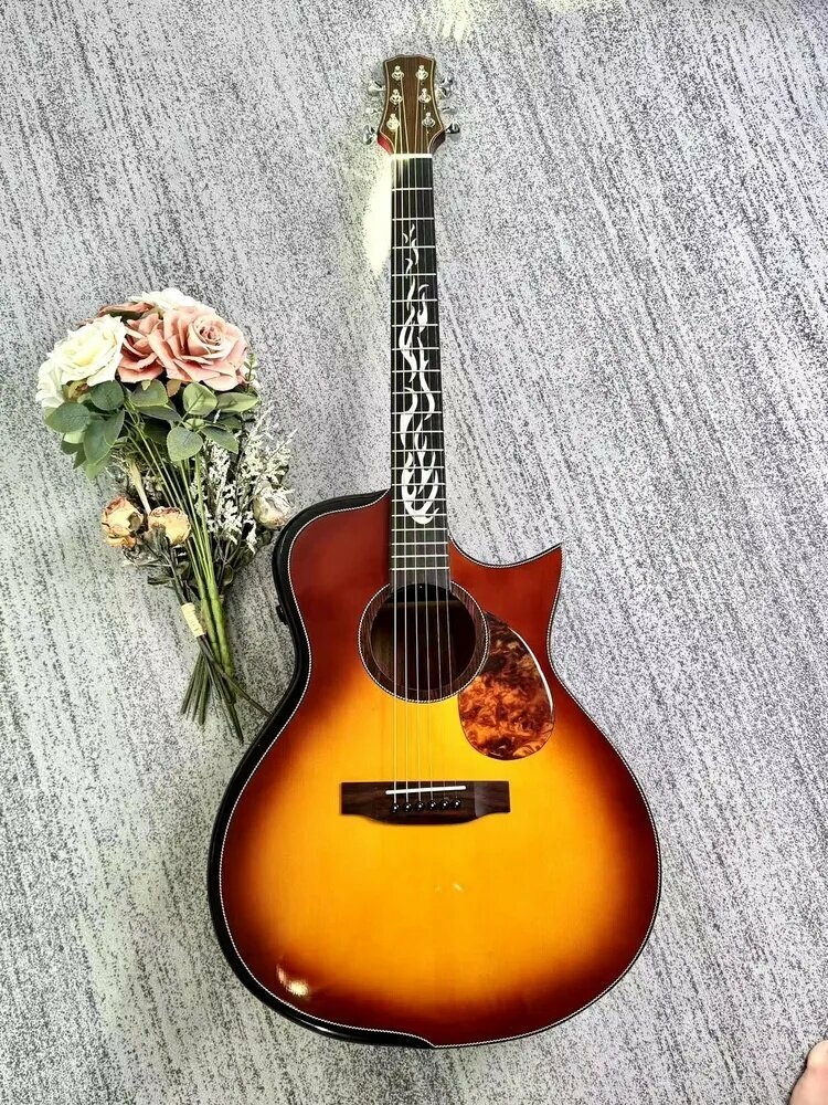 Акустическая гитара Электроакустическая MODEL-JB 6-струнная, корпус Ель 41"