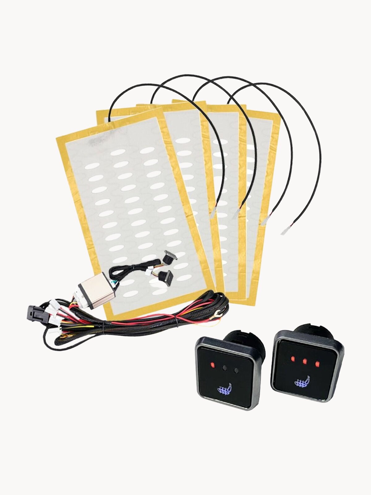 Обогрев передних сидений /Подогрев сидений встраиваемый на 2 места. (Carlink Type 4)