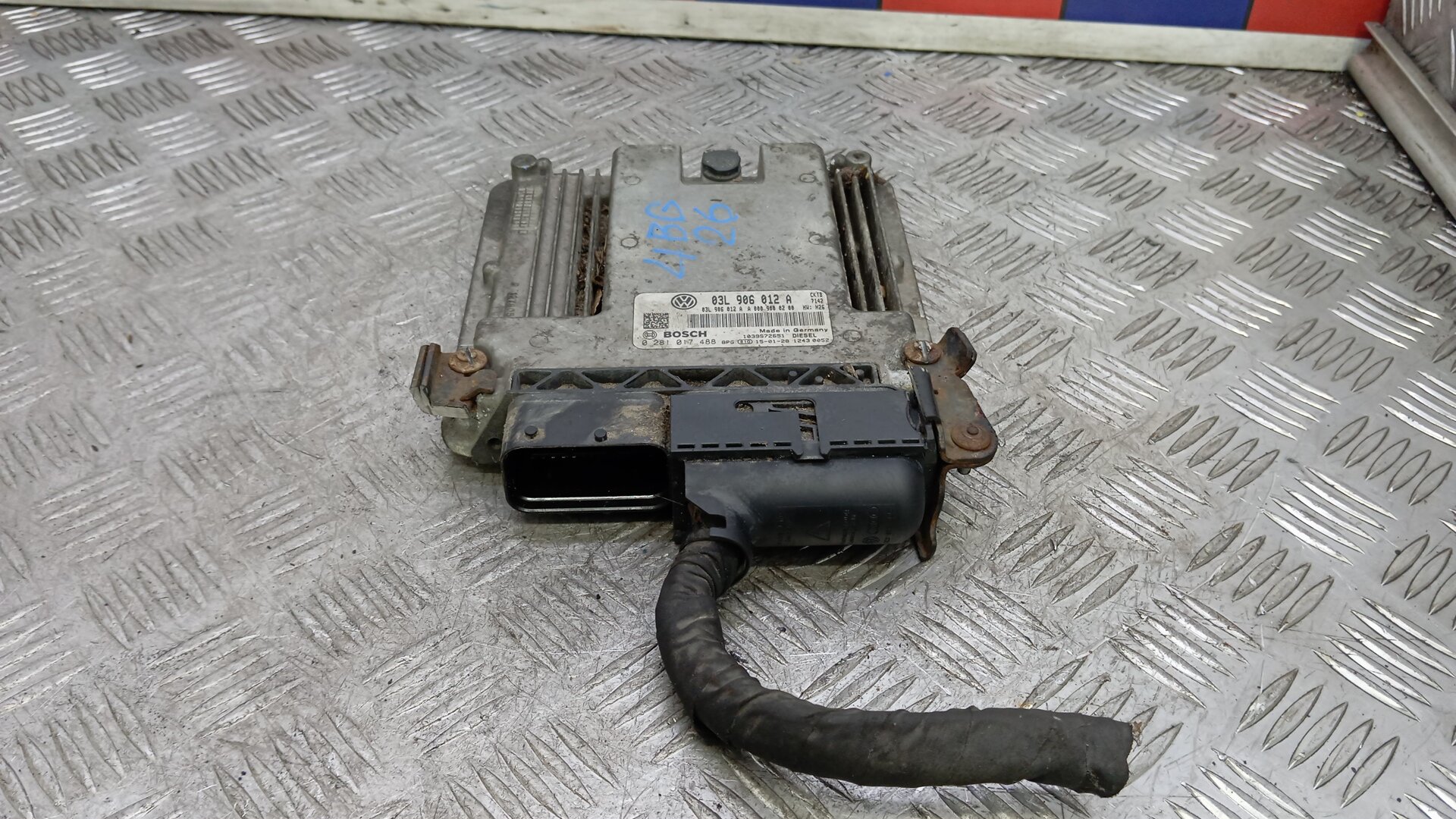Блок управления двс VOLKSWAGEN CRAFTER 1, Номер 03L906012A, 0281017488