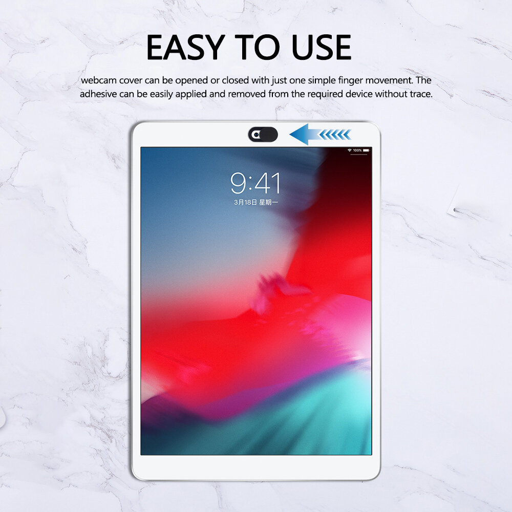 Крышка-слайдер для веб-камеры ноутбука и телефона