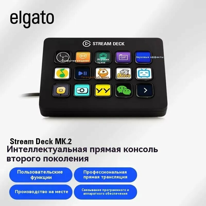 Игровая клавиатура, Клавиатура Elgato Stream Deck MK.2
