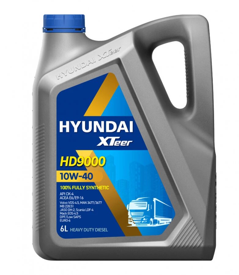 Hyundai XTeer HYUNDAI XTeer HD 9000 10W40 CK-4 (NEW), 6L
