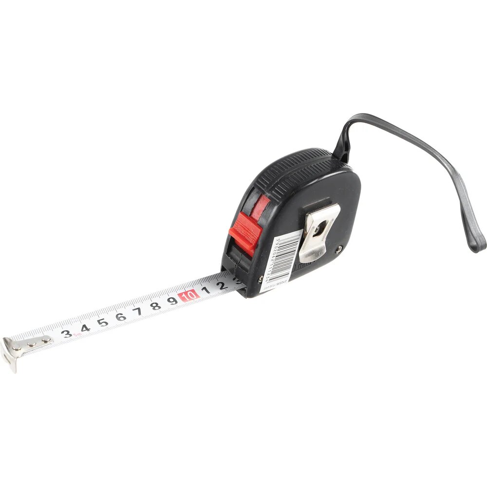 Рулетка Top Tools стальная лента 5 м x 16 мм 27C235, проведения с клипсой для ремня, пластиковым корпусом и белой лентой — фото 1