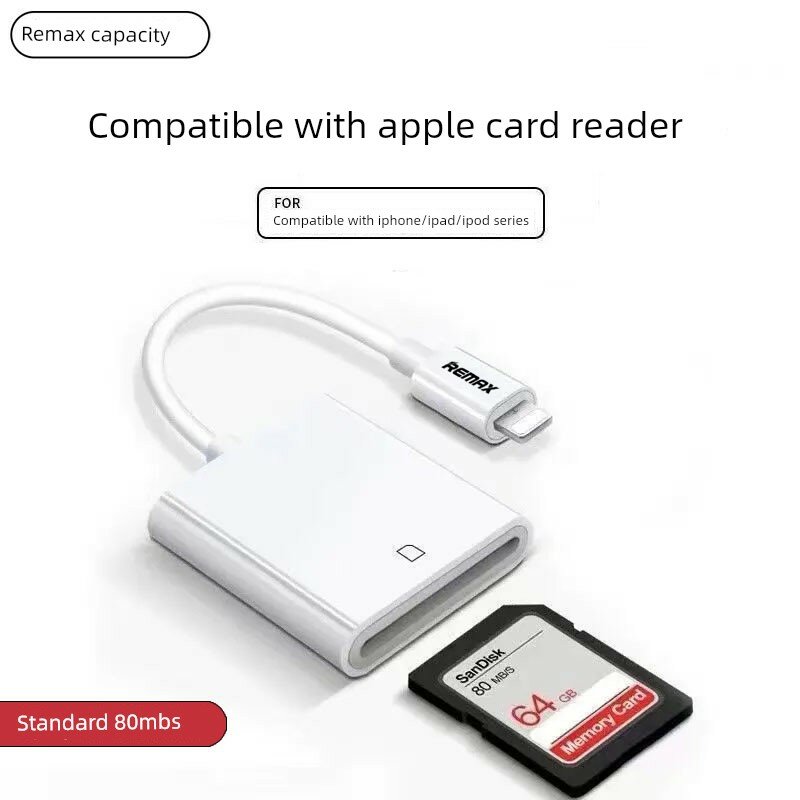 Совместимое устройство для чтения карт Ruilang для телефонов Apple, камеры с SD-картой, универсальный конвертер Type-C