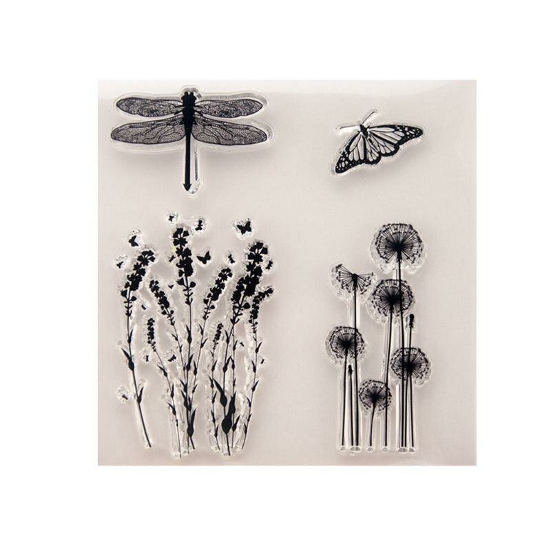 Прозрачный штамп "Стрекозы"