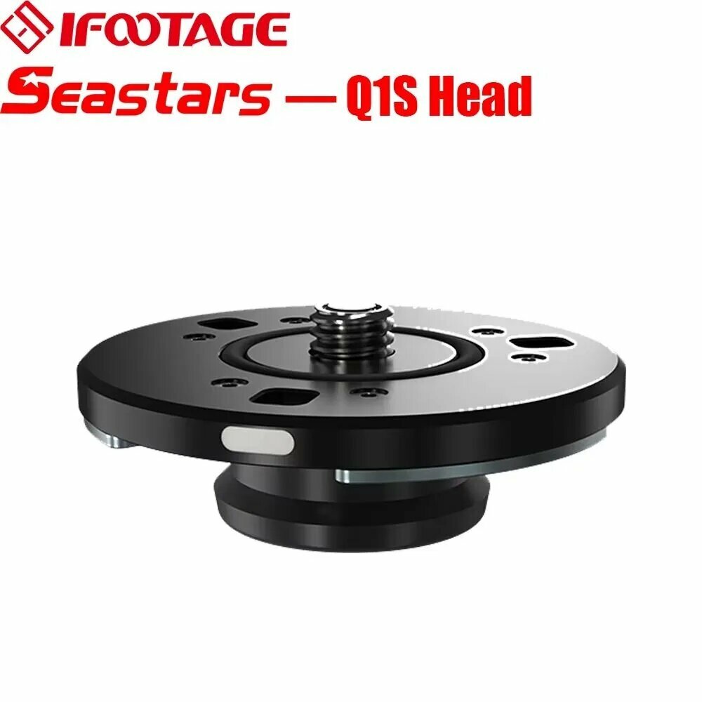 IFOOTAGE Seastar Q1S Головка Быстросъемная пластина Комплект для быстрой установки с винтом 1/4" 3/8"