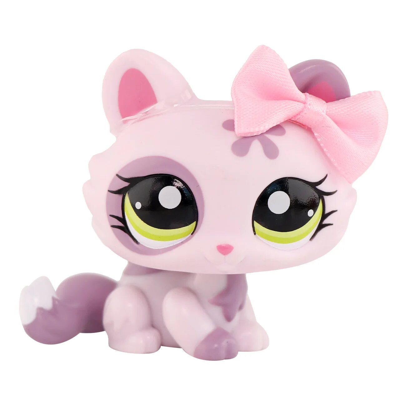 LPS Кот виниловый, розовый, 1pcs
