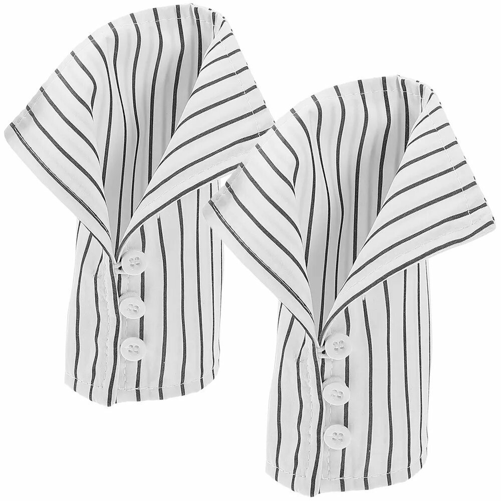 Многоцветные декоративные манжеты из полиэстера с хлопком для съемных рукавов рубашек