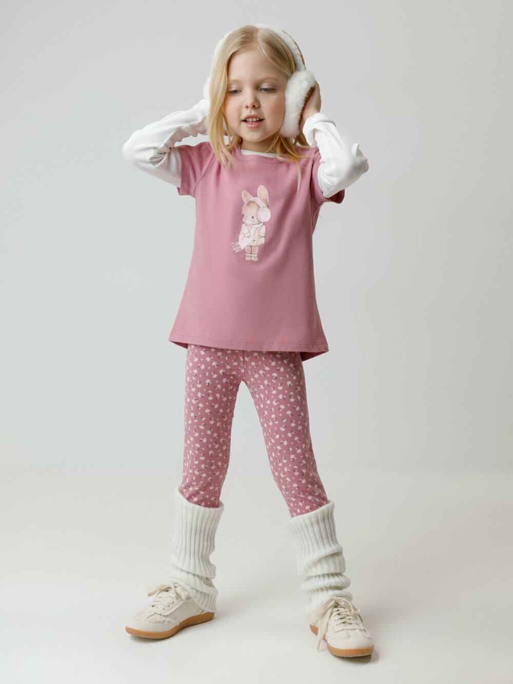 Легинсы КР 4074/темно-розовый 1710 Н083 к643