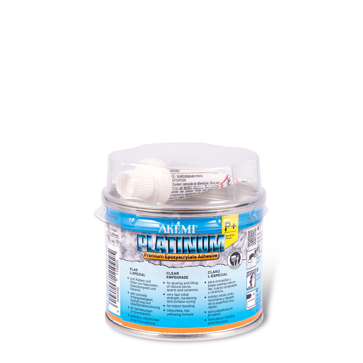 Akemi (Акеми) клей Platinum (Платинум) эпоксиакрилатный густой, прозрачно-молочный, 0.170 кг.