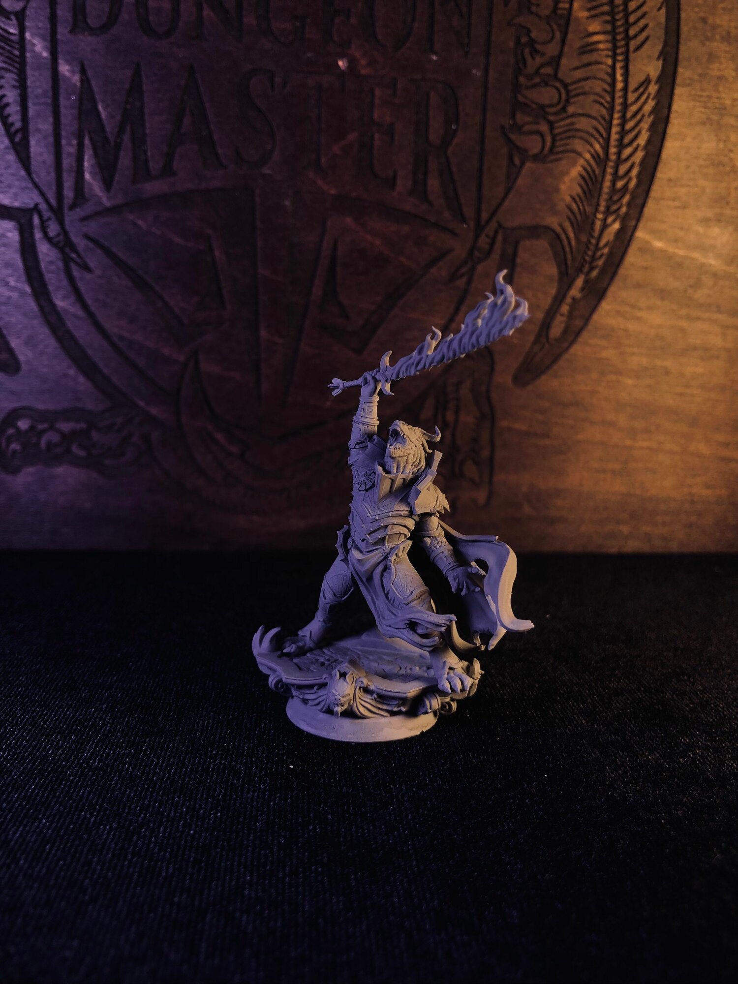 Драконорожденный - воин - Миниатюра для настольных игр DnD, ДнД, Dungeons & Dragons, Pathfinder.