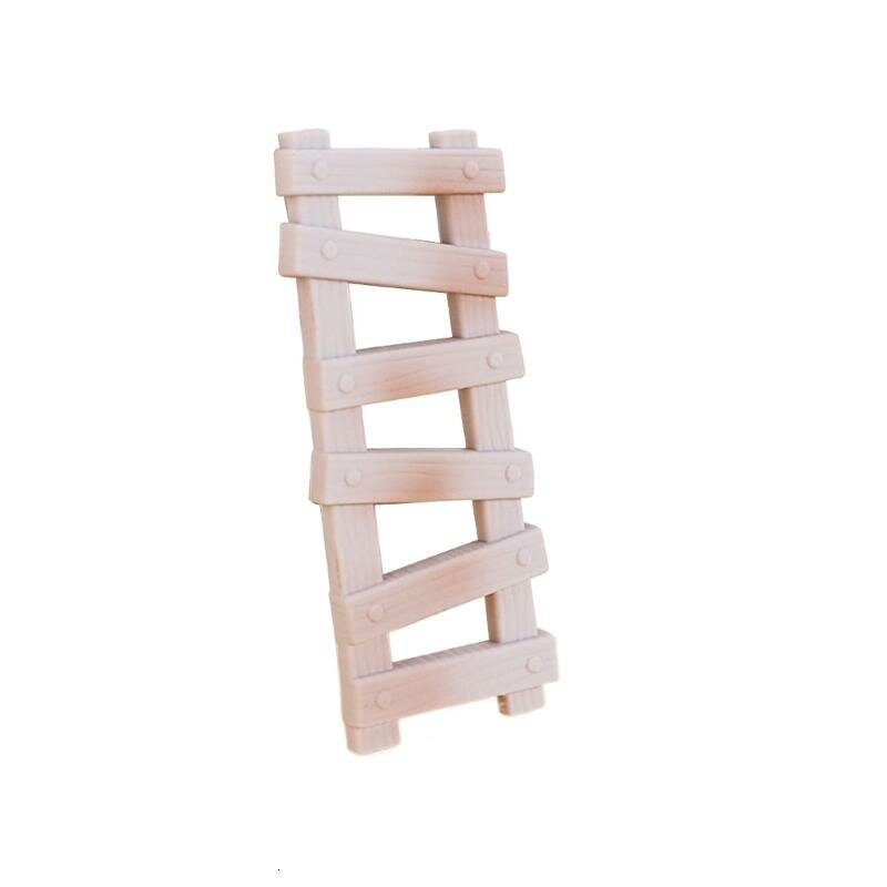 Фигурки животных для украшения торта, светло - коричневая лестница