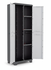 Шкаф хозяйственный Keter "Linear Multi Purpose" 17206641, черный, 68 x 39 x 173 ...