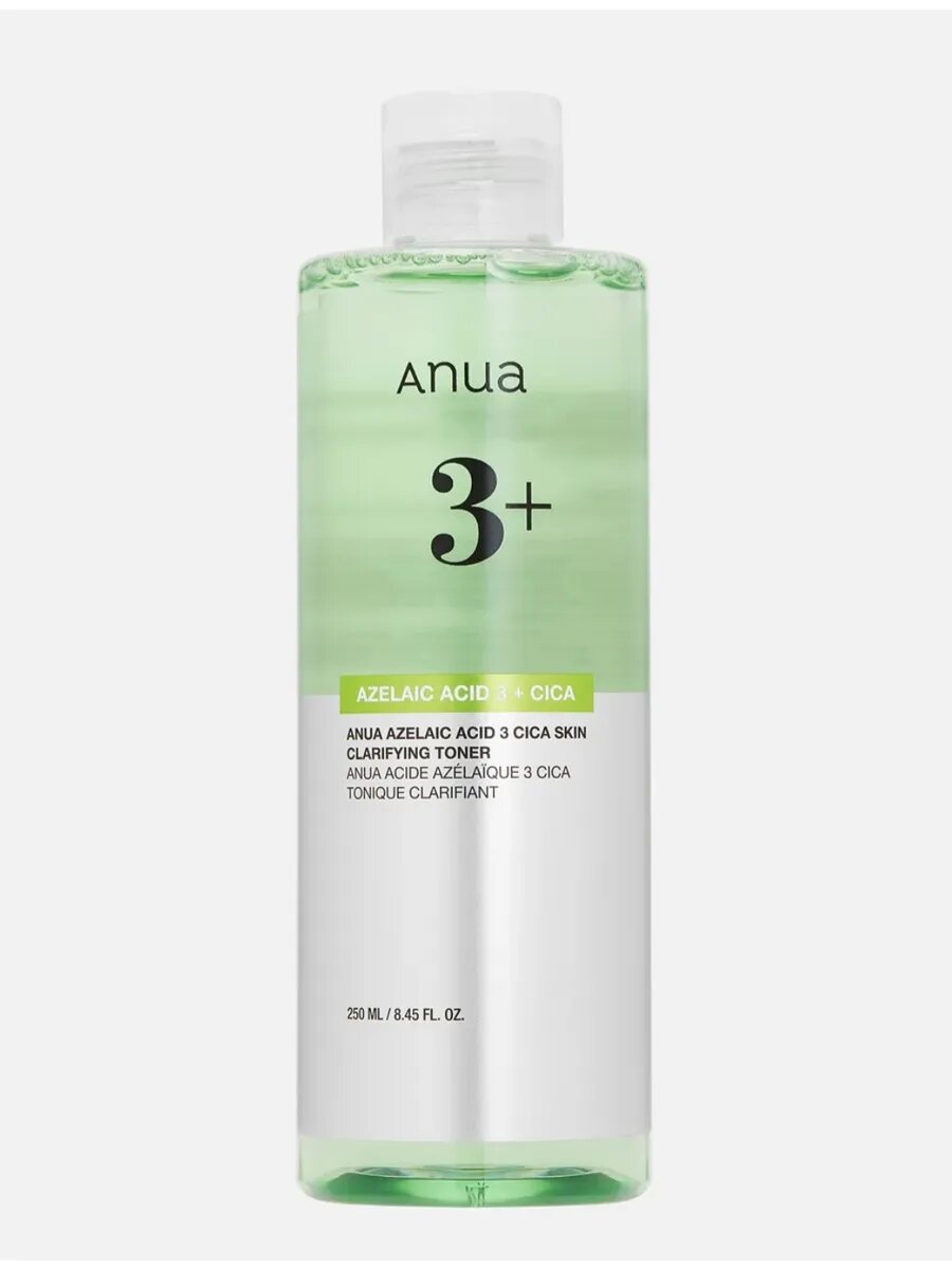 Успокаивающий тонер для лица ANUA azelaic acid 3 cica skin clarifying