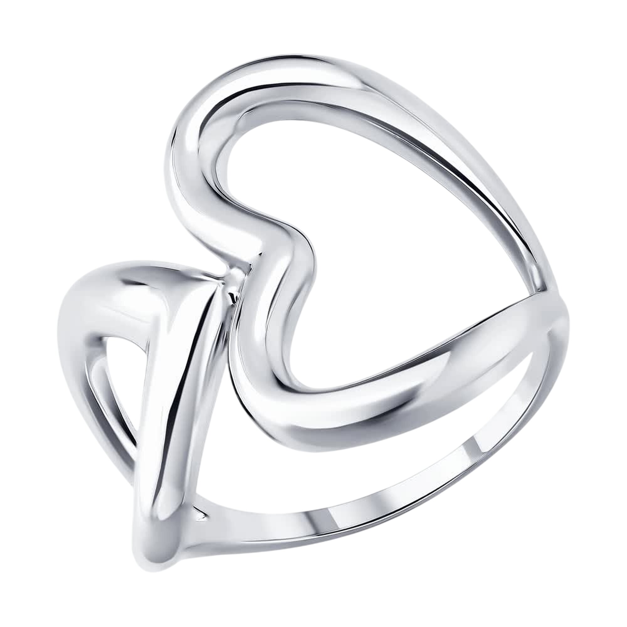 Кольцо Diamant online, серебро, 925 проба, родирование