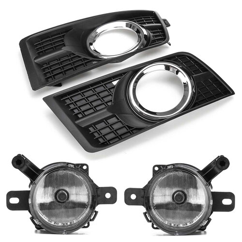 Противотуманные фары, ходовые огни и крышки для Cadillac SRX 2010-2016 гг. (левый и правый)