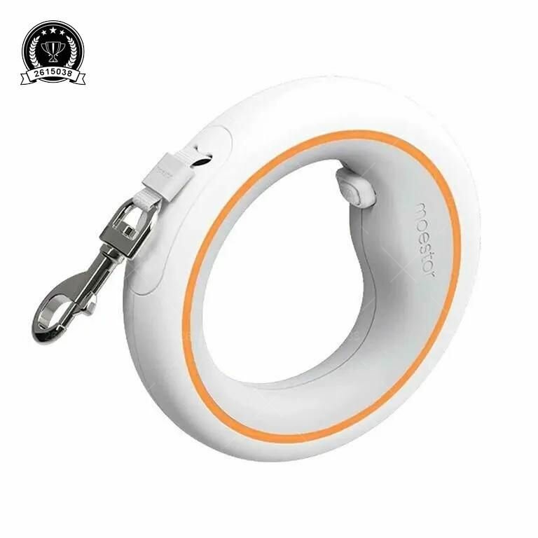 GM Поводок рулетка для собак Xiaomi Moestar UFO Retractable Leash 2 Air (Белый) Visiting Yufeng