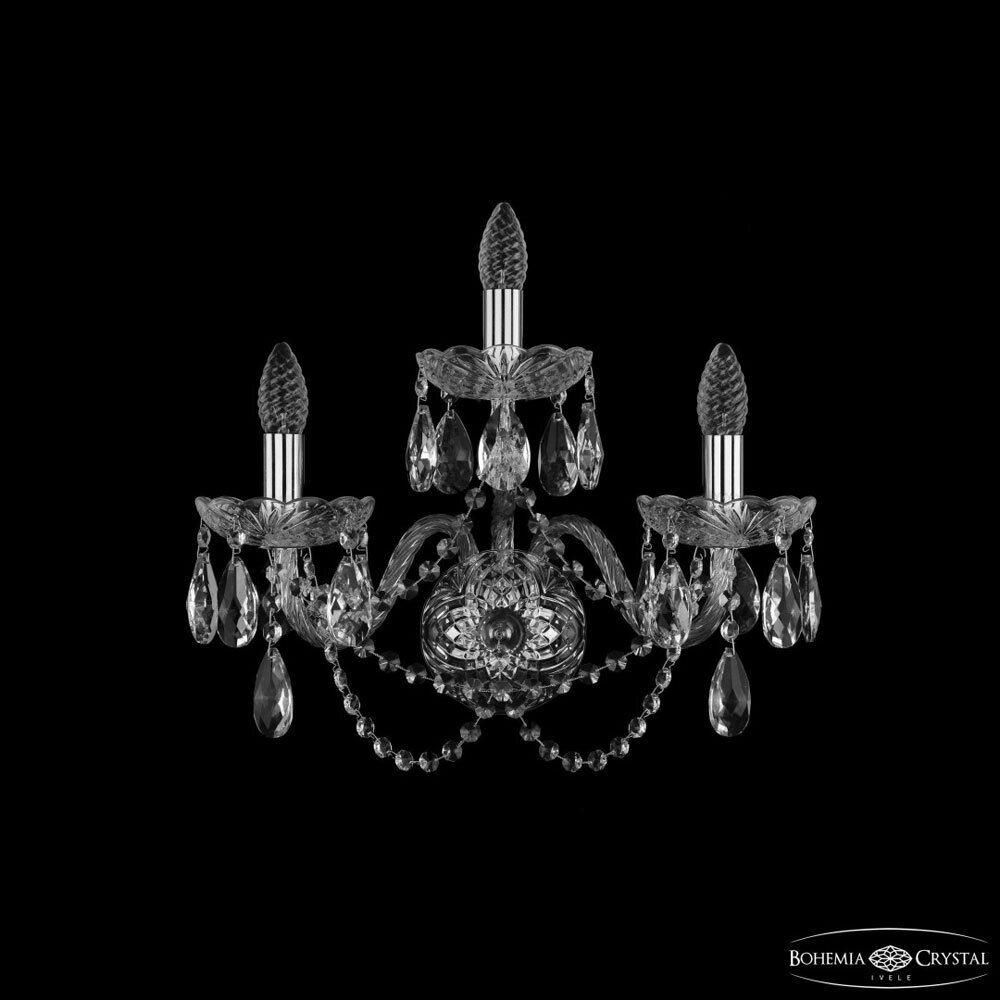 1402B/2+1/195/XL Ni Бра хрустальные Bohemia Ivele Crystal, 1402