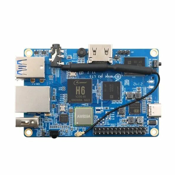 Мини-ПК Allwinner H6 SoC Orange Pi 3 LTS 2+8 ГБ