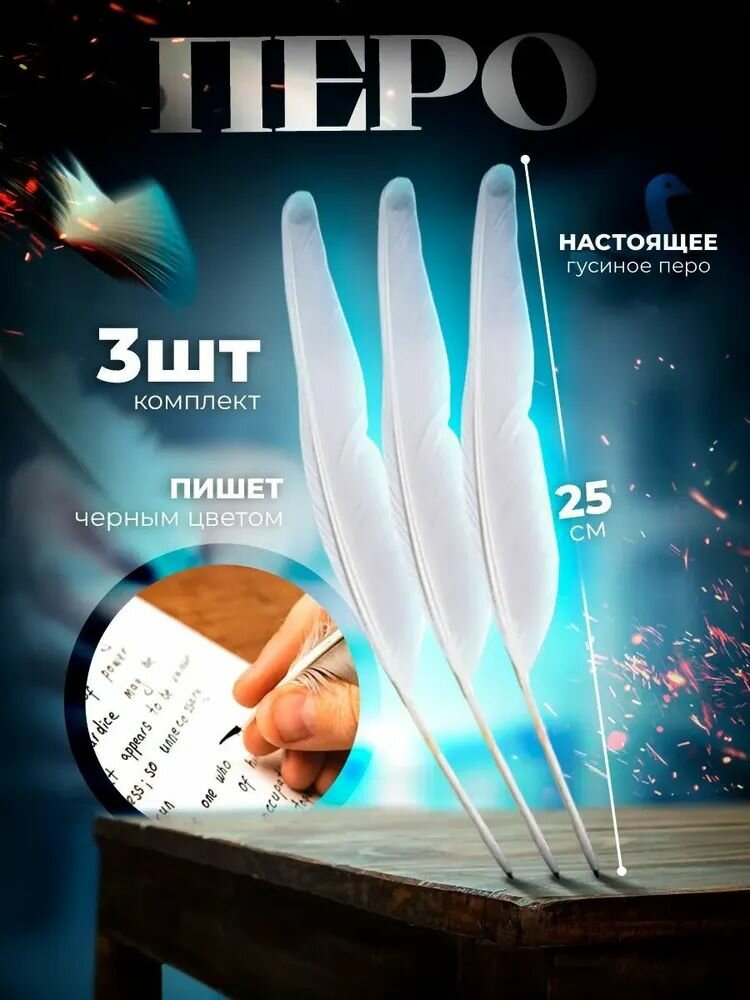 Перо Остроконечное, 3 шт.